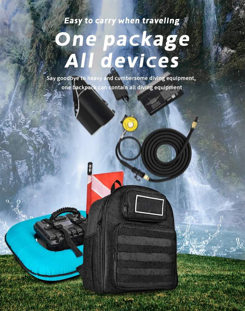 Portable Electric Scuba Diving Ventilator - Artificial Gill