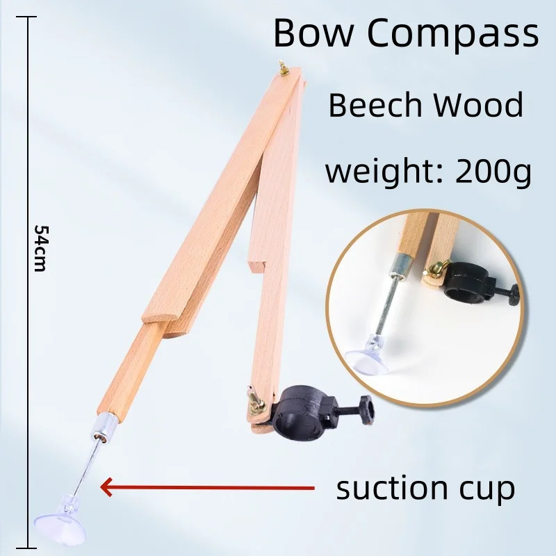 Wooden Triangle Ruler, Protractor, Bow Compass, Rulers for School ...
