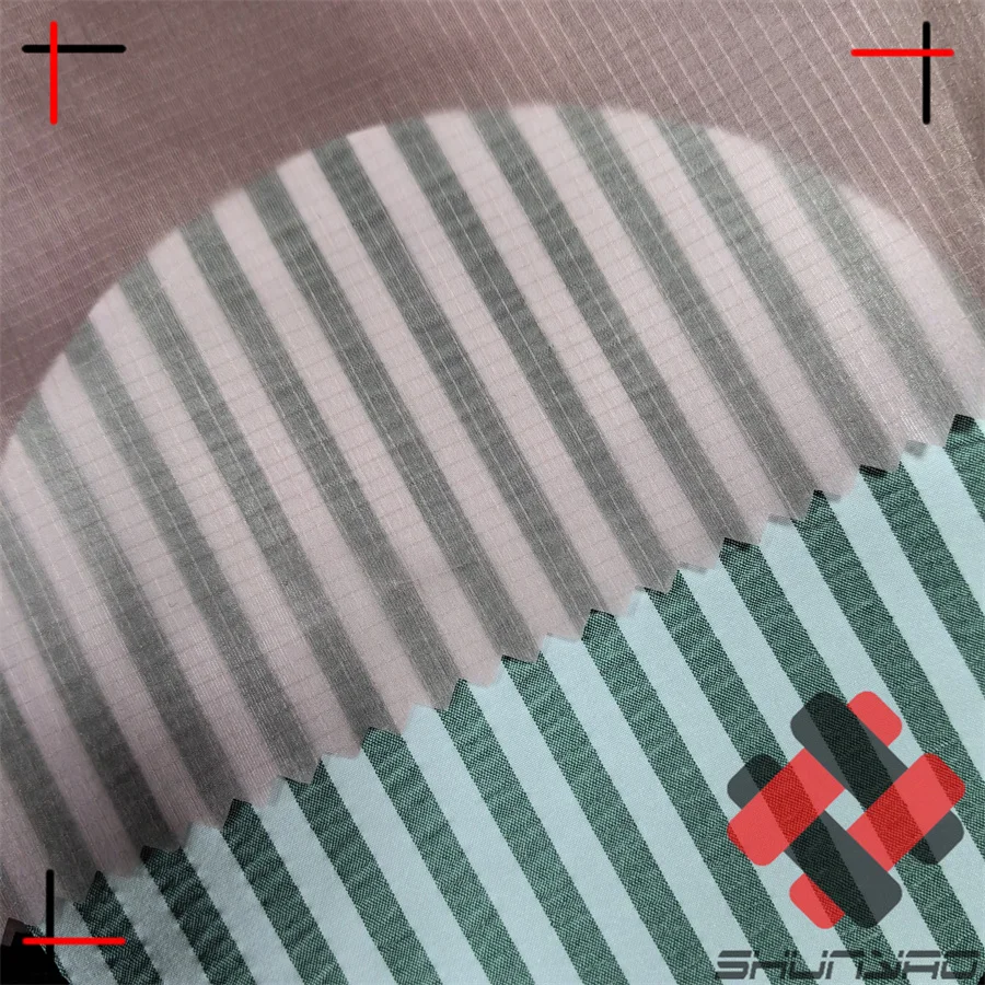 Light Weight 10D Silnylon Ripstop Nylon Fabric Silicone Coated
