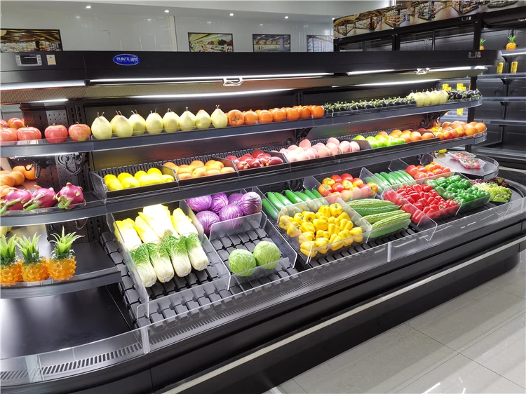 Runte Arc Island Chiller/ Semi-vertical Refrigerated Cabinet/ Display ...