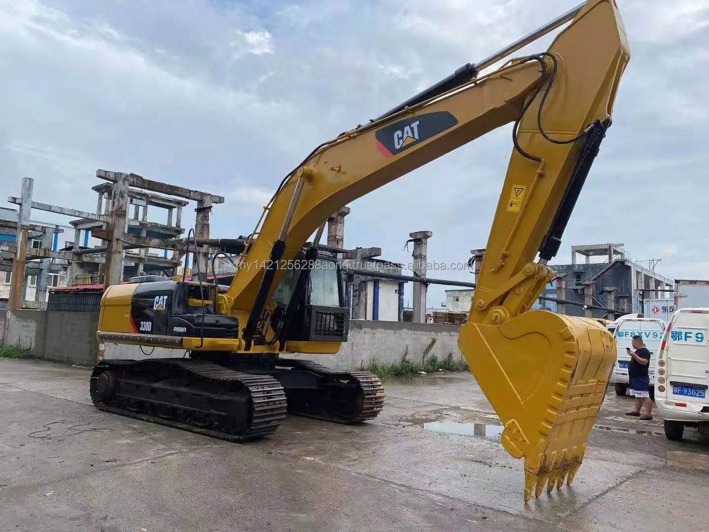 Used Construction Caterpillar 330D Earth Moving Excavator Machine CAT ...