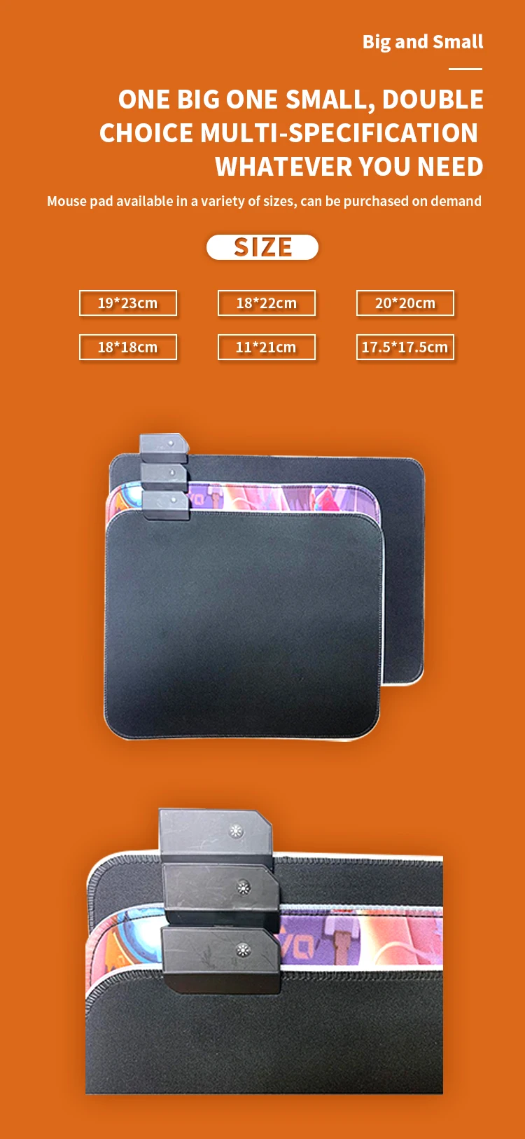 High Quality Big Size Factory Oem Foil Printing Logo Play Mat Large ...