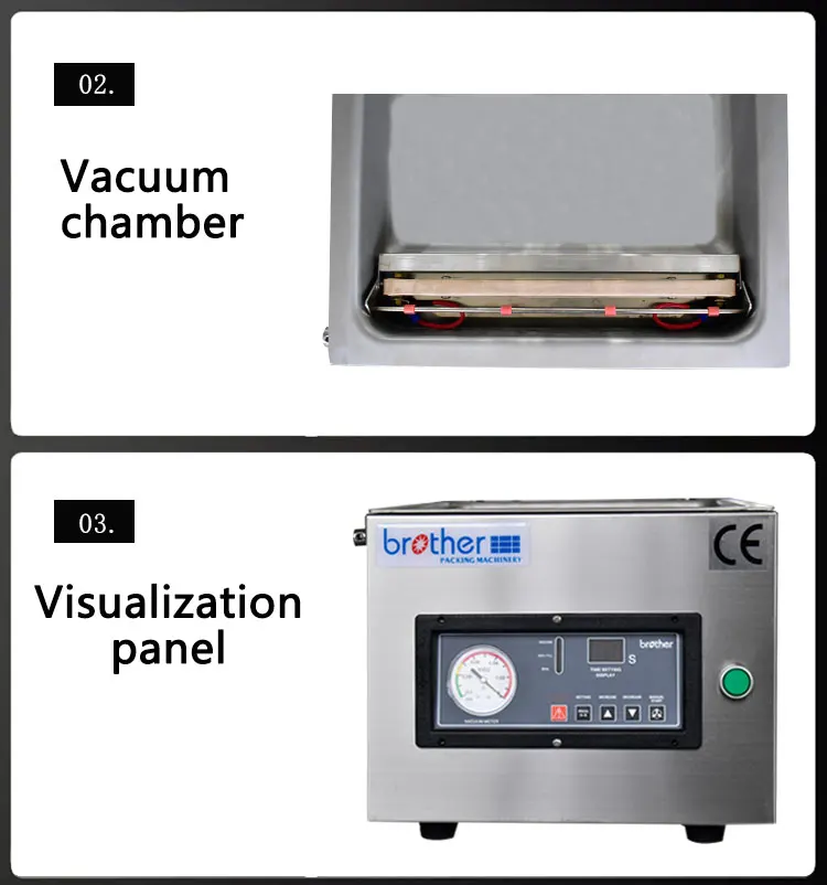 Brother Vm320te/a Automatic Vacuum Packager Food Tray Sealing Machine ...
