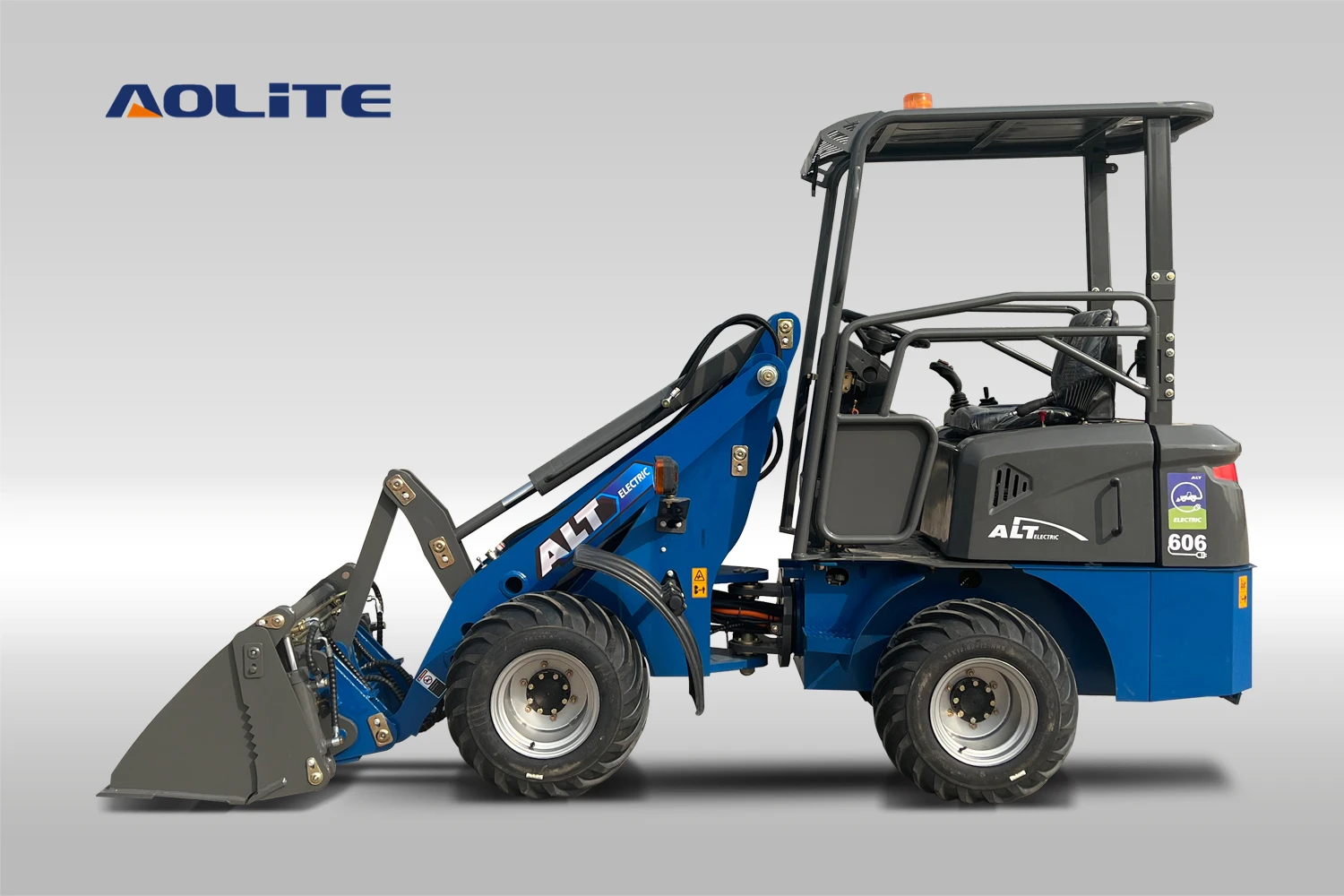 AOLITE 606 CE Electric Mini 4x4 Loader Front Loaders Wheel Load ...