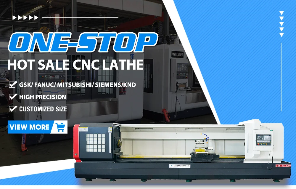 CNC Lathe Multi Tooling CK6180 - Large Size & Fanuc Control