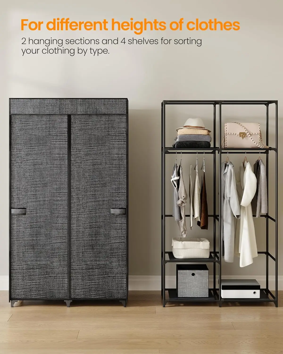 Modern 3-Door Metal Almari Wardrobe Cubes Storage Walldrob Chest Design ...