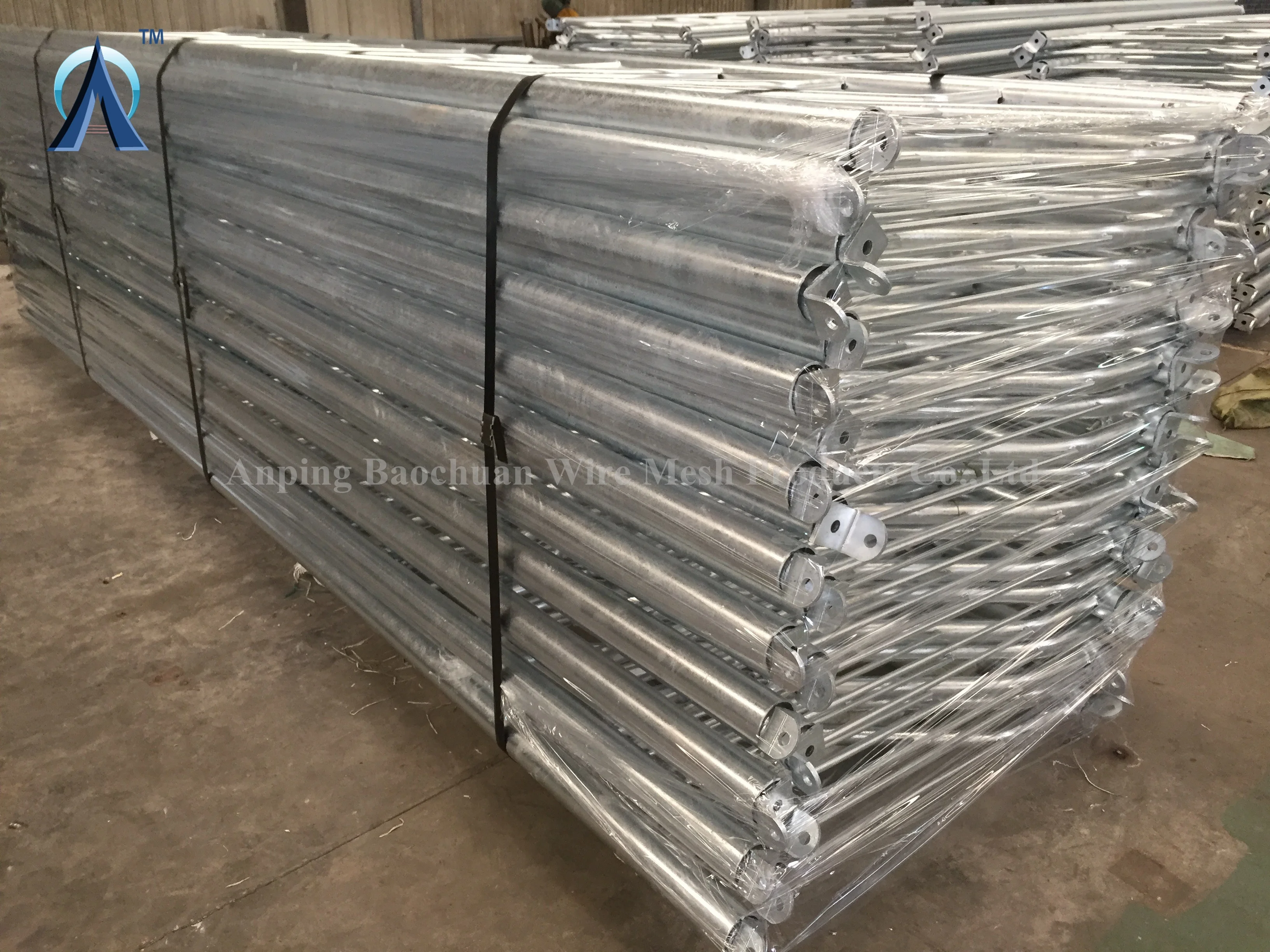 Cattle Rail Panel Bull Rail Panel Hot-dip Galvanized Steel Cattle Fence ...