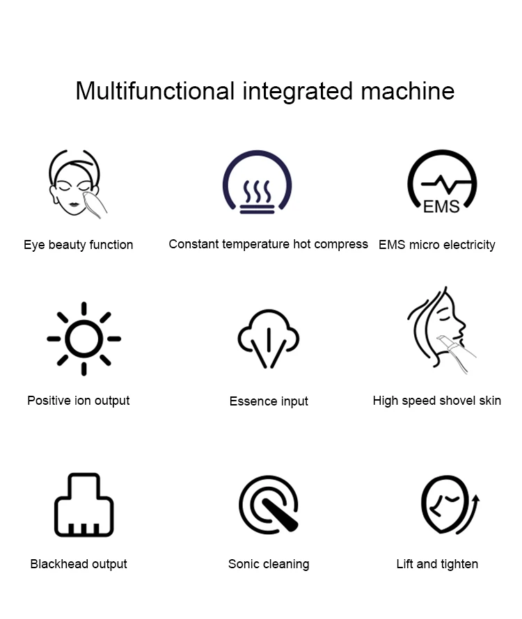 2023 Sonic Beauty Personal Care Electric Ultrasonic Peeling Acne Facial ...