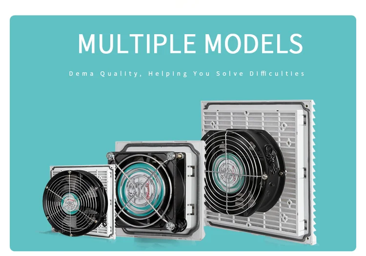 Demma Industrial Electric Cabinet Filter Fan Panel Exhaust Air ...