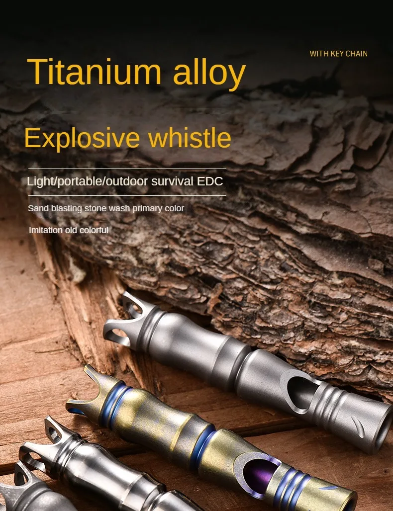 2024 New Titanium Alloy Dog Whistle High Audio And High Decibels ...