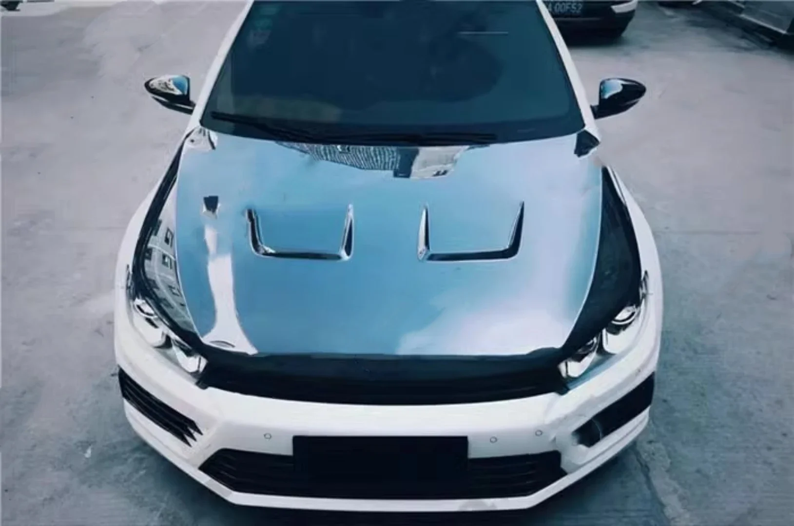 Body Kit Carbon Fiber Engine Hood For Volkswagen Vw Scirocco 2009 2010 ...