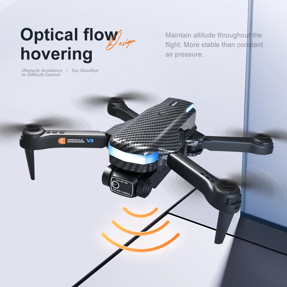 Profesional V8 Drone Camera 8k Hd High Quality Kids Rc Fpv Mini ...