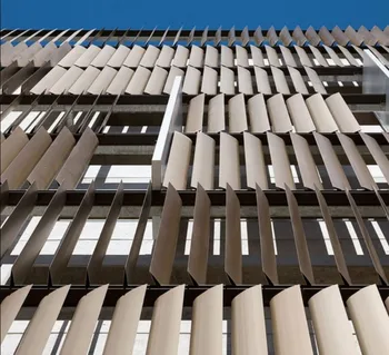 Aluminium Aerofoil Louvre Blade Wing Aluminum Alloy Sun Louver Blade ...