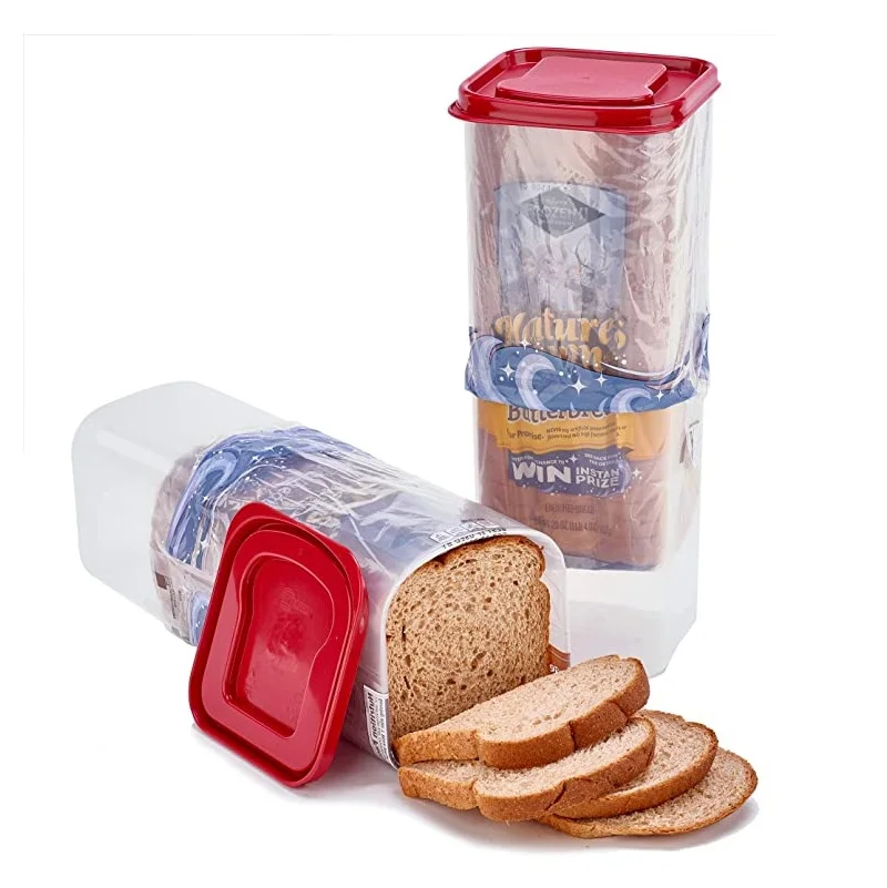 Sandwich box Toast box plastic bread buddy loaf of bread dispenser with ...