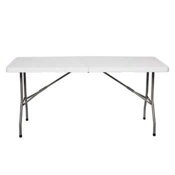 Rectangular Plastiwaterproofning Foldable Table Outdoor Banquet Bbq ...