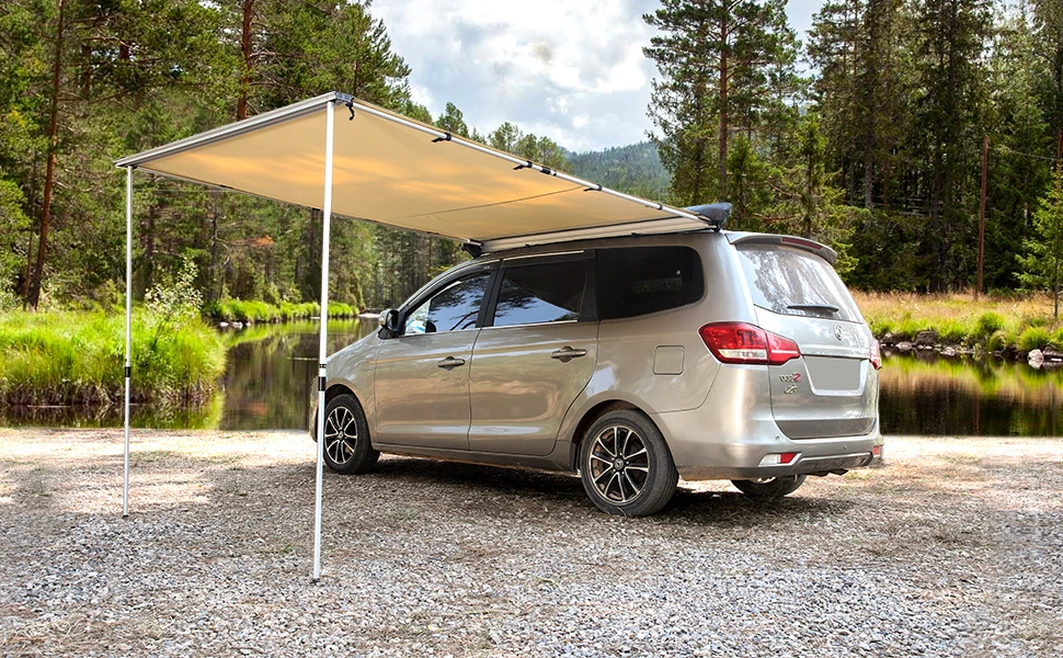 Outdoor Pull-out Car Awning For Camping Overlanding Waterproof ...