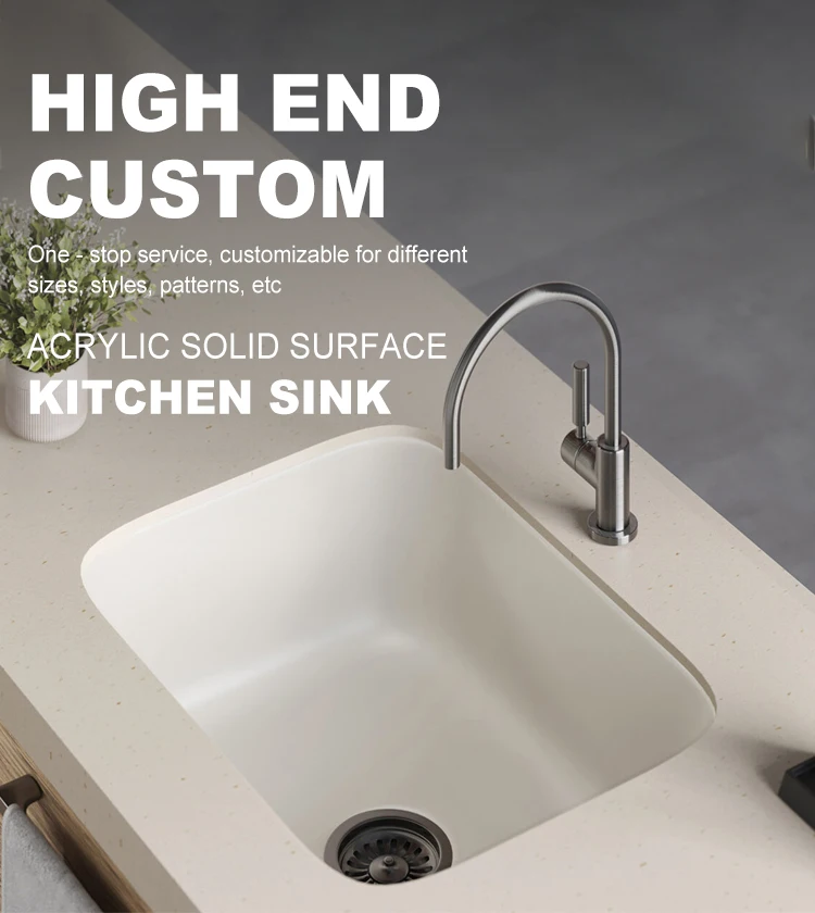 Modern Trough Acrylic Solid Surface Stone Resin Wall Hung Wash Basin ...