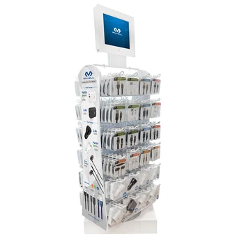 Miccell Display Rack For Phone Charger Car Charger Earphone Usb Cable ...