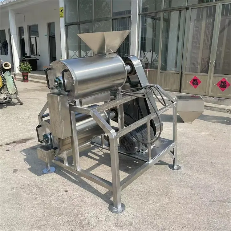 Double Drum Fruit Pulping Machine - Efficient & Durable