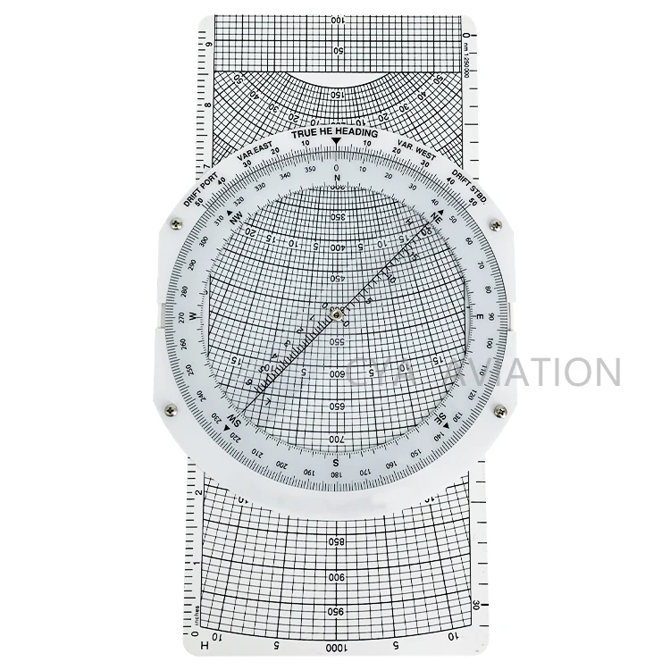 Pooleys Plastic Aviation Flight Computer for Europe Pilot Training