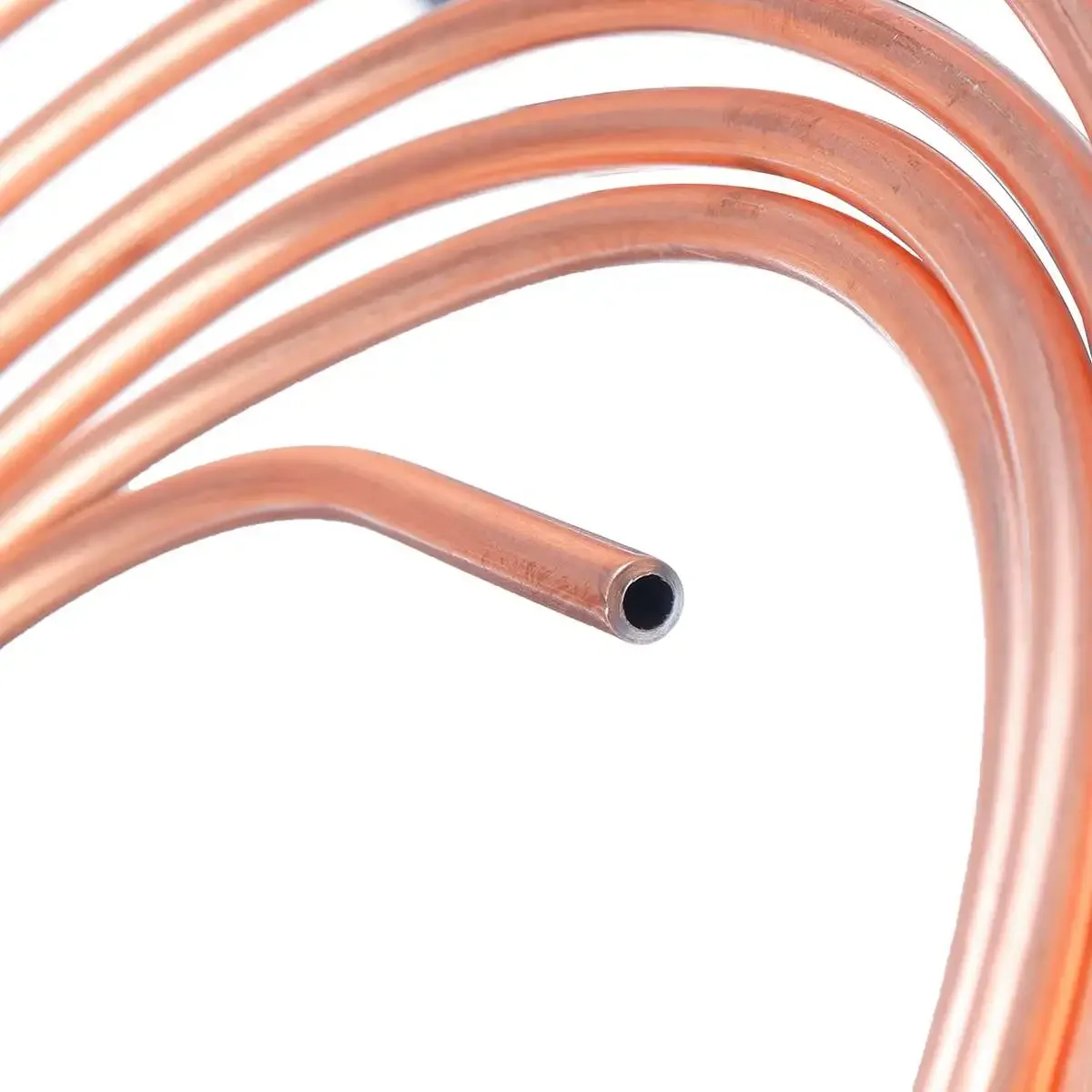 25Ft 7.62m Roll Tube Coil of 3/16" 1/4" OD Copper Nickel Brake Clutch ...