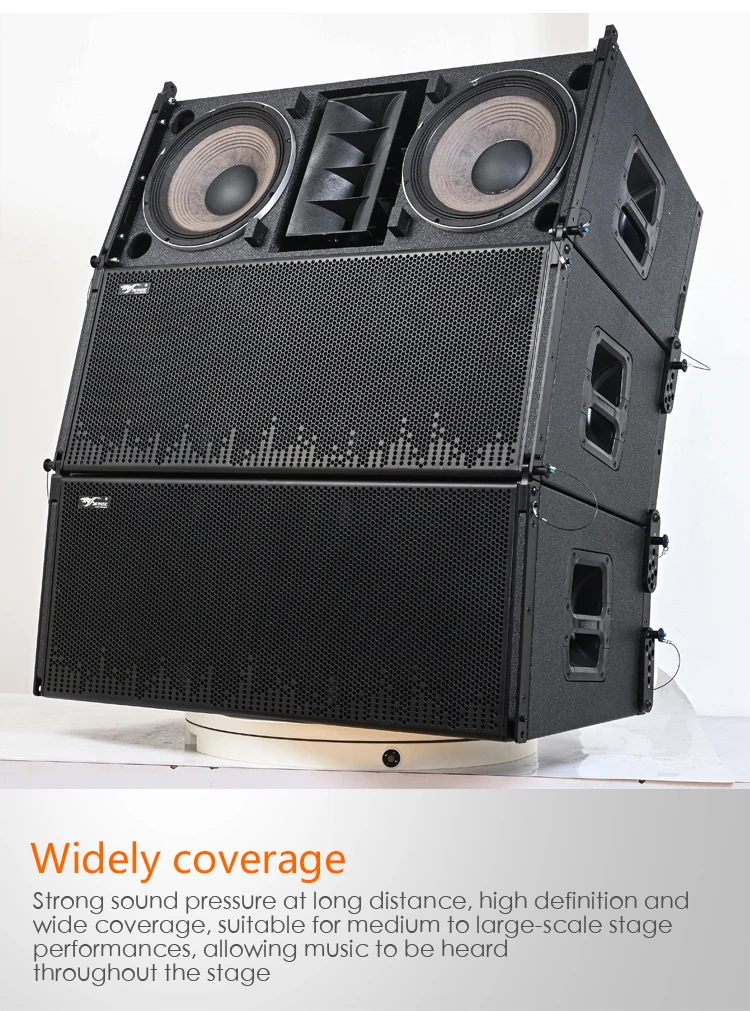 VERA36+ Line Array Dual 12 Inch Neodymium 3 Way 5 Unit Speaker PA Professional Audio Equipment ...
