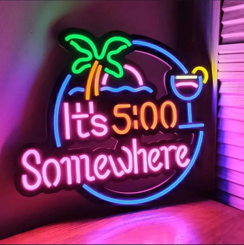 Acrylic Logo Neon Sign Board Anime Decoration Custom Neon Light Party ...