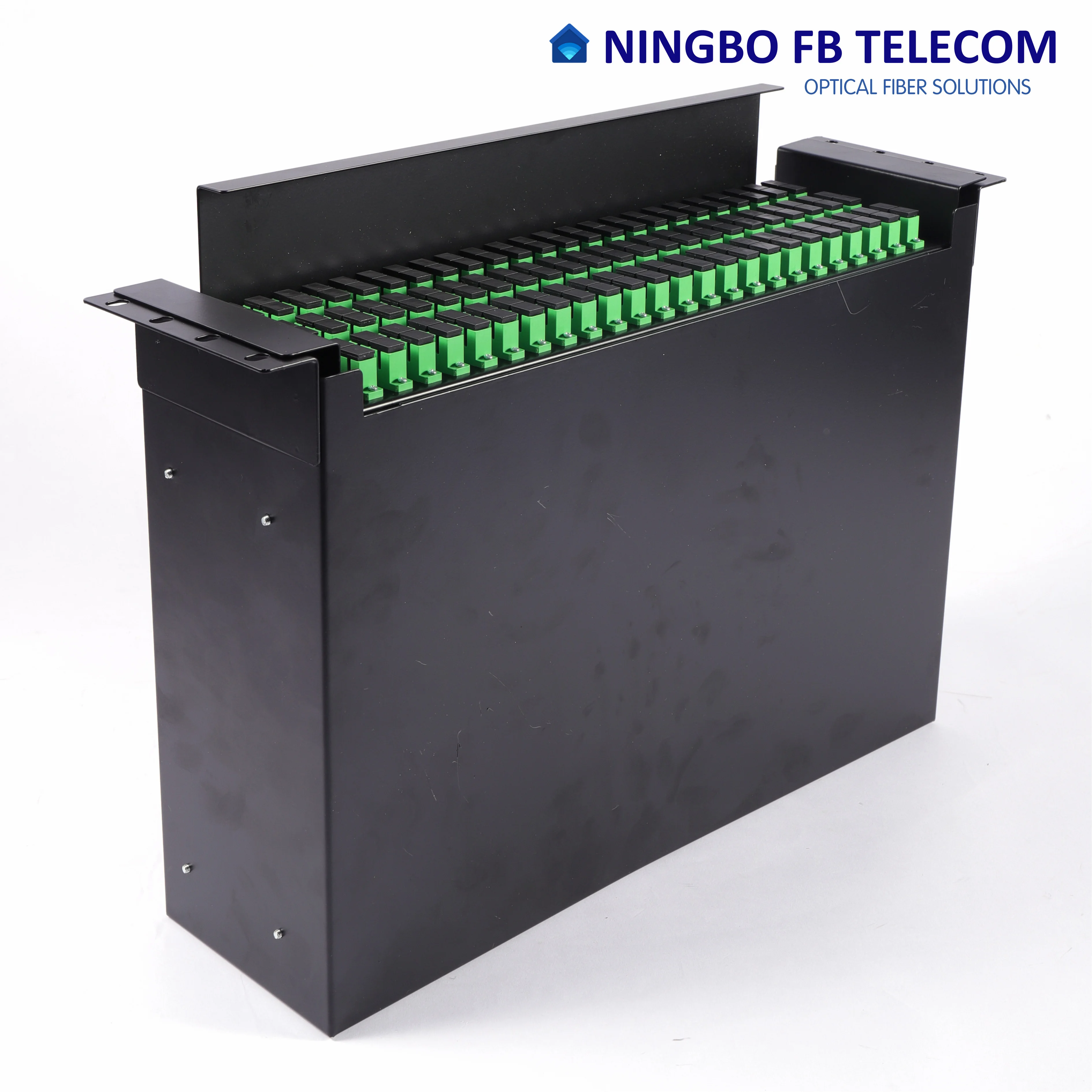 Sliding Fiber Optic Patch Panel - 19" Rack Mount Enclosure