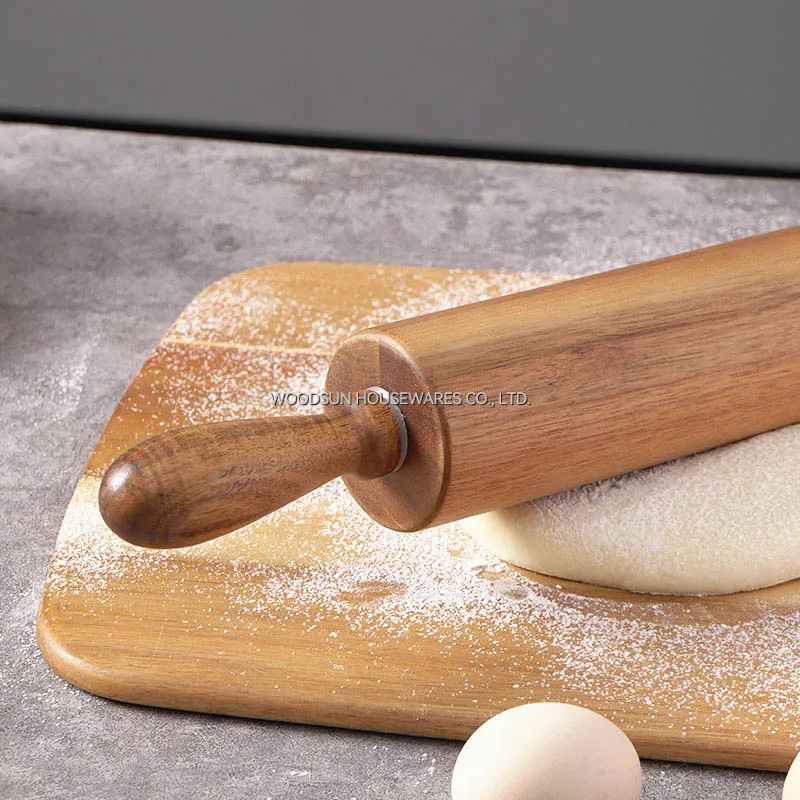Woodsun Wooden Rolling Pin - Durable & Sustainable Kitchen Tool