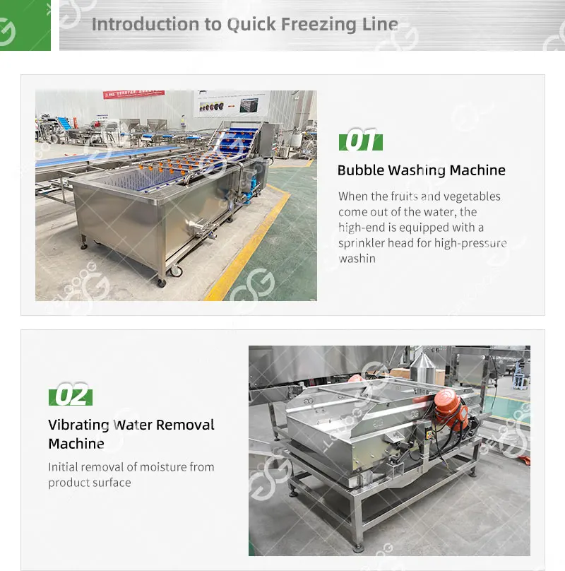 Iqf Frozen Fruit Grading Line Frozen Banana Making Processing Machine ...