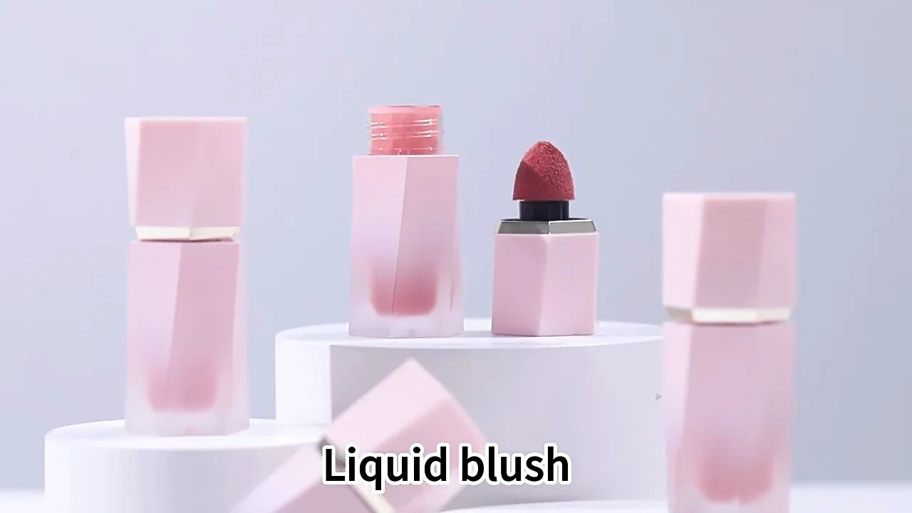 Private Label Cheek Face Makeup Blush Custom No Logo Brand Long Lasting ...