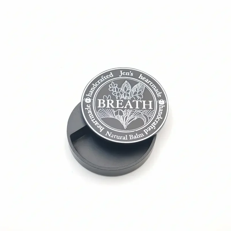 Luxury Solid Perfume Balm Container - Metal & Customizable