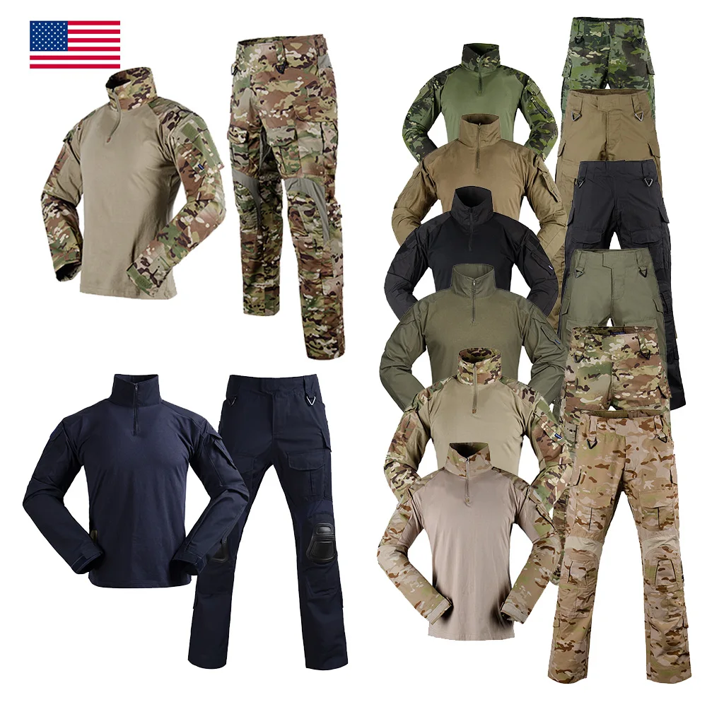 American G2 G3 G4 ACU Long Sleeve Outdoor Camouflage Jacket Combat Frog ...