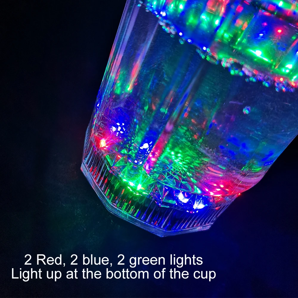 17oz LED Light up Drinking Mug - Party Glow in the Dark