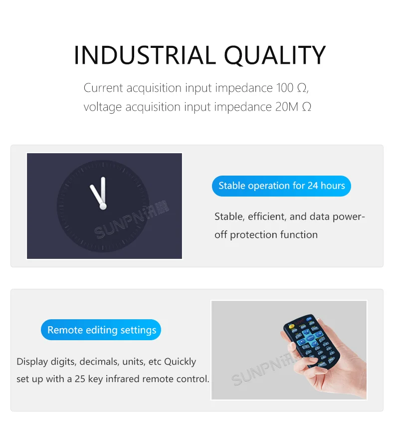 SUNPN 4-20ma/RS485/profinet Communication Screen Industrial Equipment ...