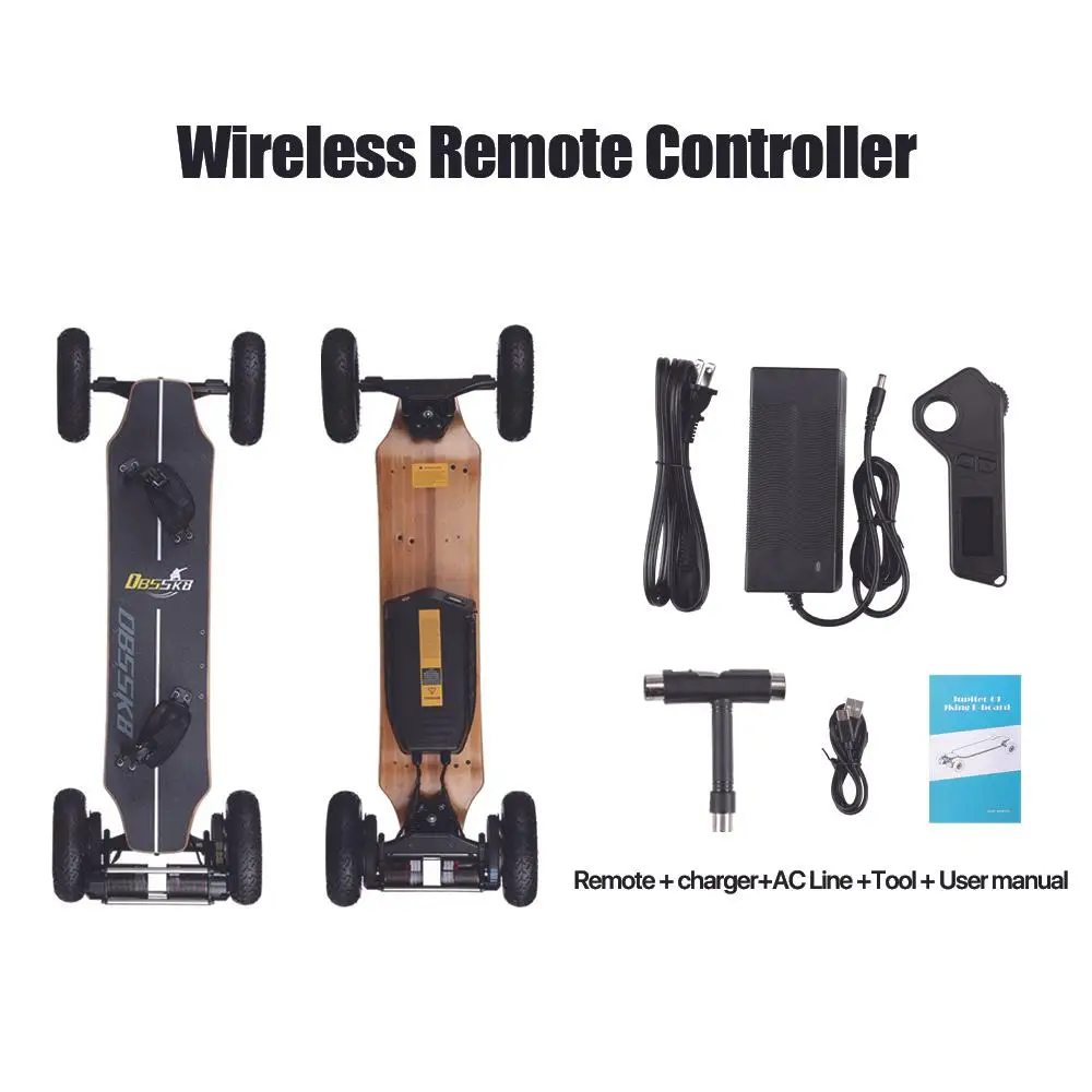 Alibaba.com: H2C-01 Pro All Terrain Electric Skateboard with Belt Motor ...