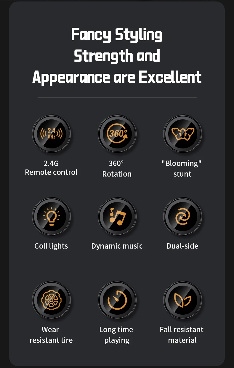 2023 Hot Stunt Street Dance Car And 4wd With Lights For Child Adults ...