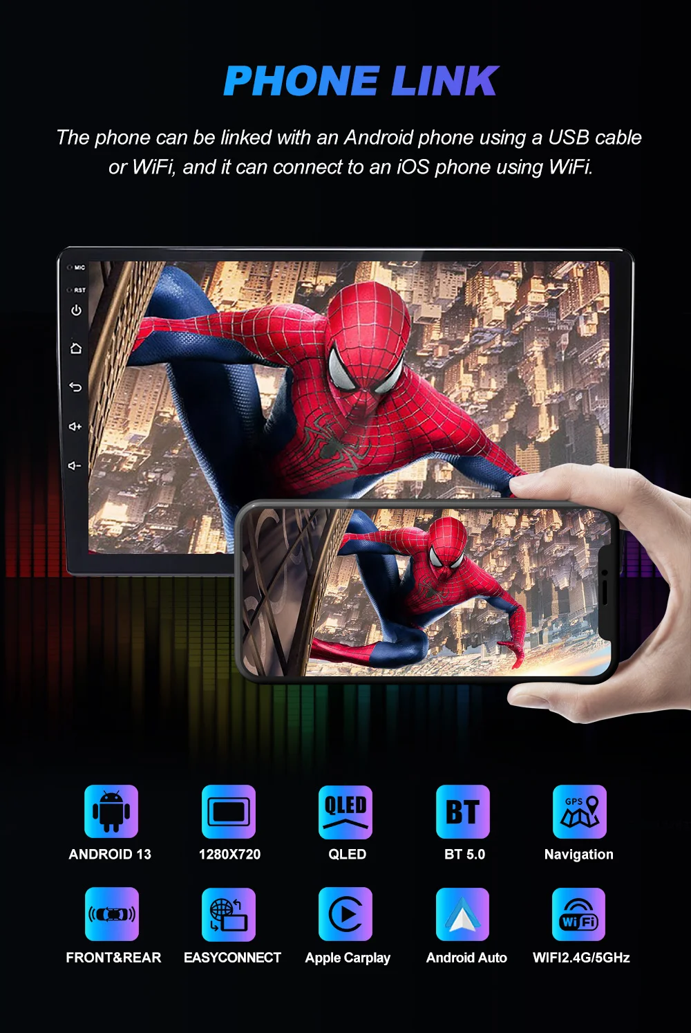 Yuhang Car Android Player 9 Inch Universal T3l 2 Din Android Touch ...