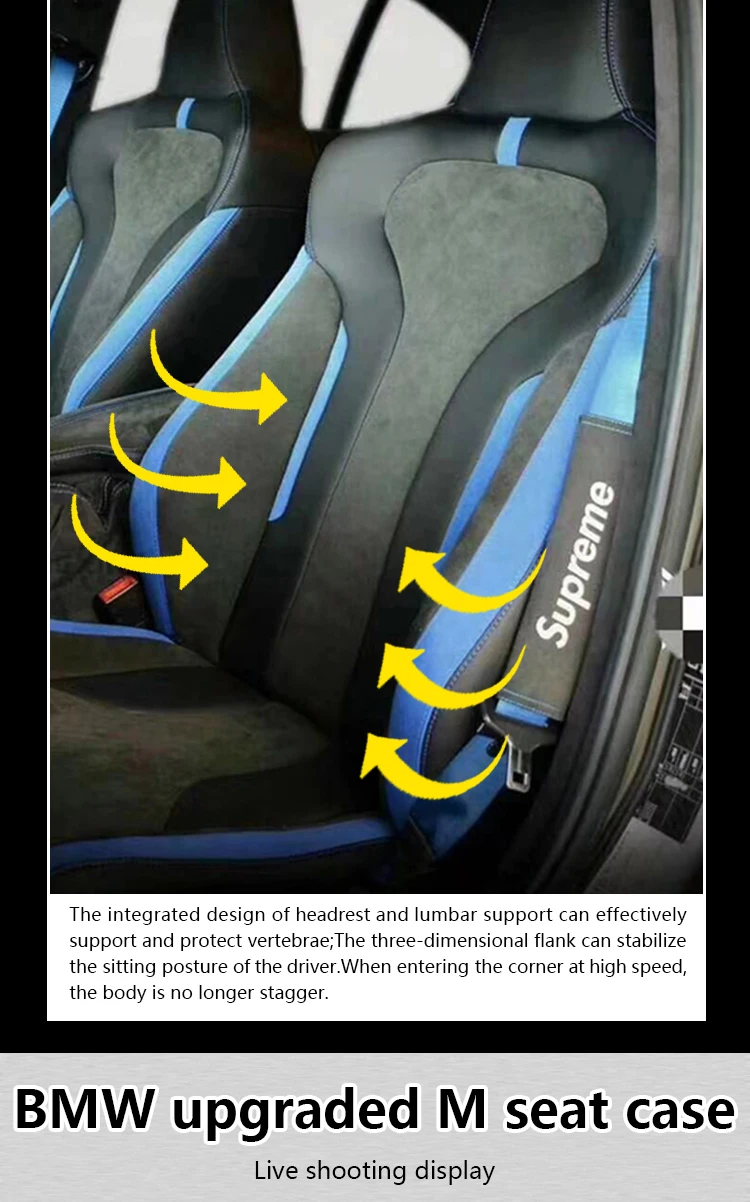 BMW F30/F80 Upgrade Sport Racing Bucket Seats & Custom Leather Cover ODM