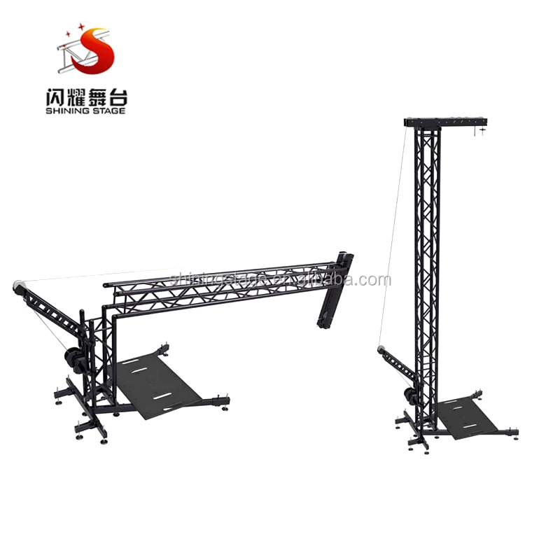 Outdoor Heavy Duty Lifting Tower Truss Lifting Stand Crank Stand for ...