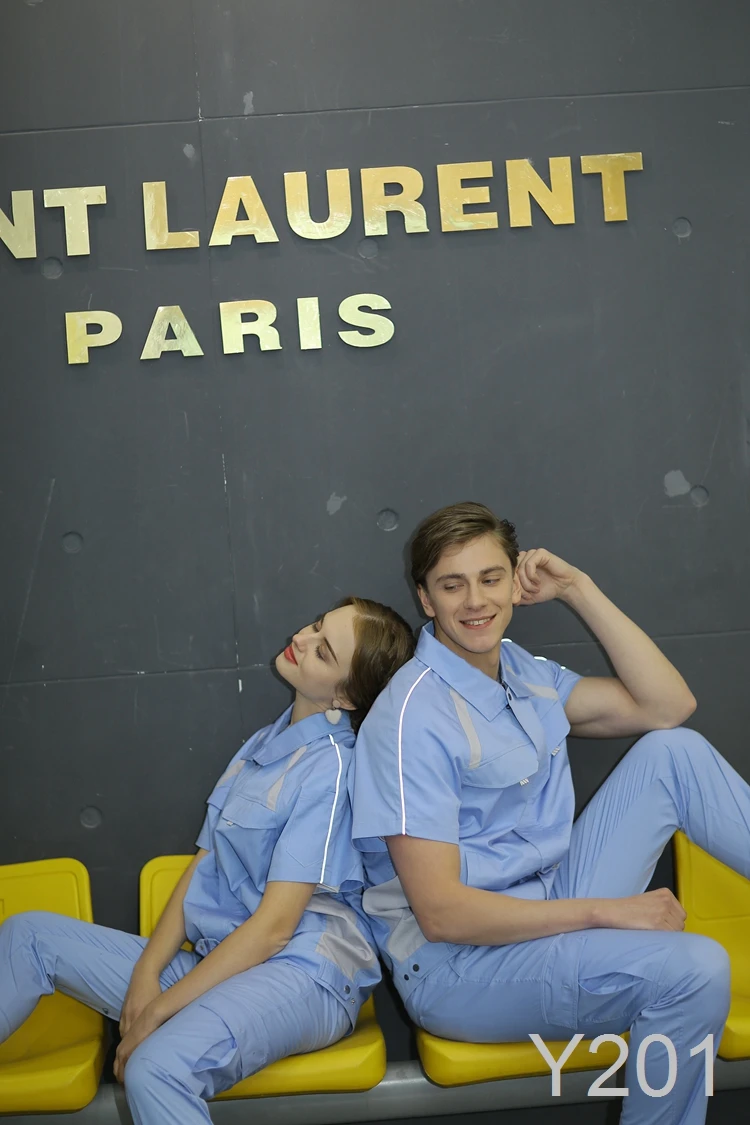 Personalized Work Shirt Uniform Heat Transfer Embroidered Workwear Add ...