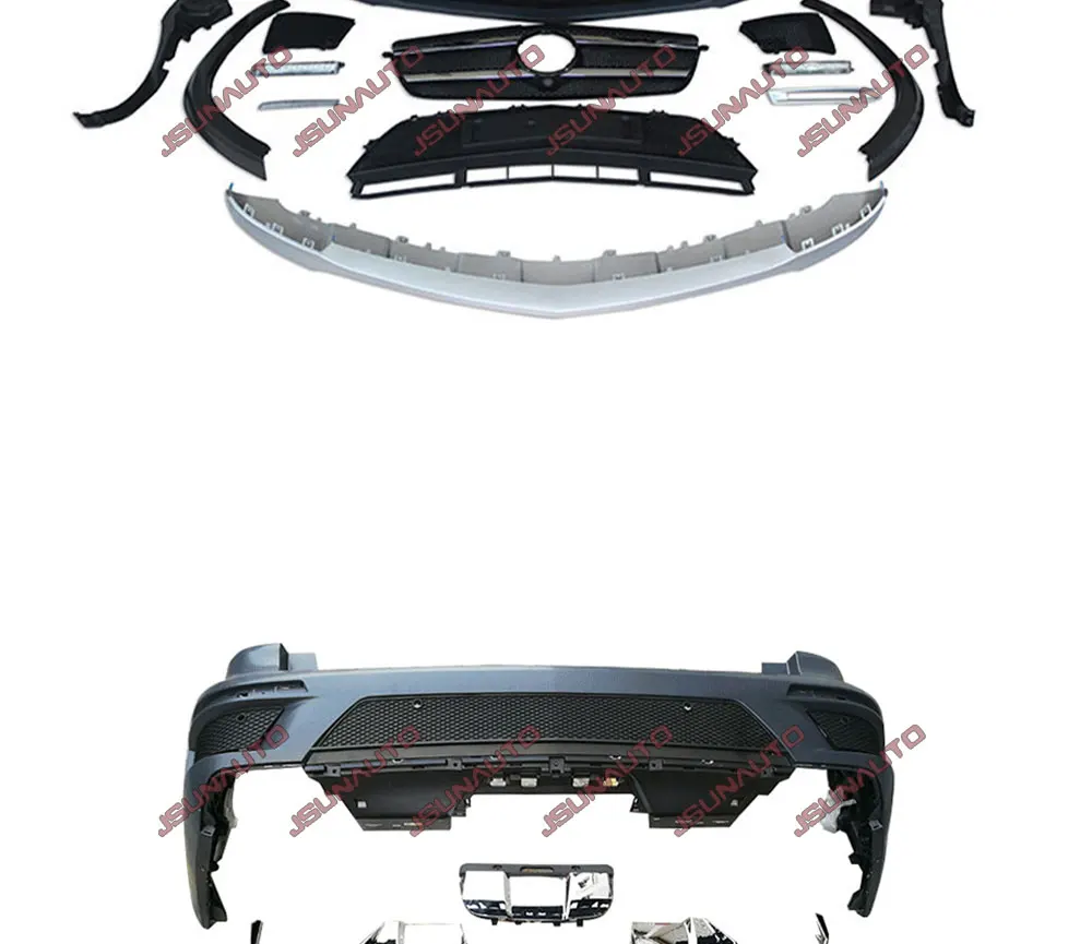 Car Bumper X166 GL63 Style Conversion Body Kit for Mercedes