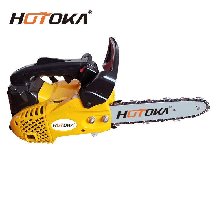 Hotoka Portable 2 Stroke 25cc Chainsaw Wood Cutting Machine Mini Gas ...