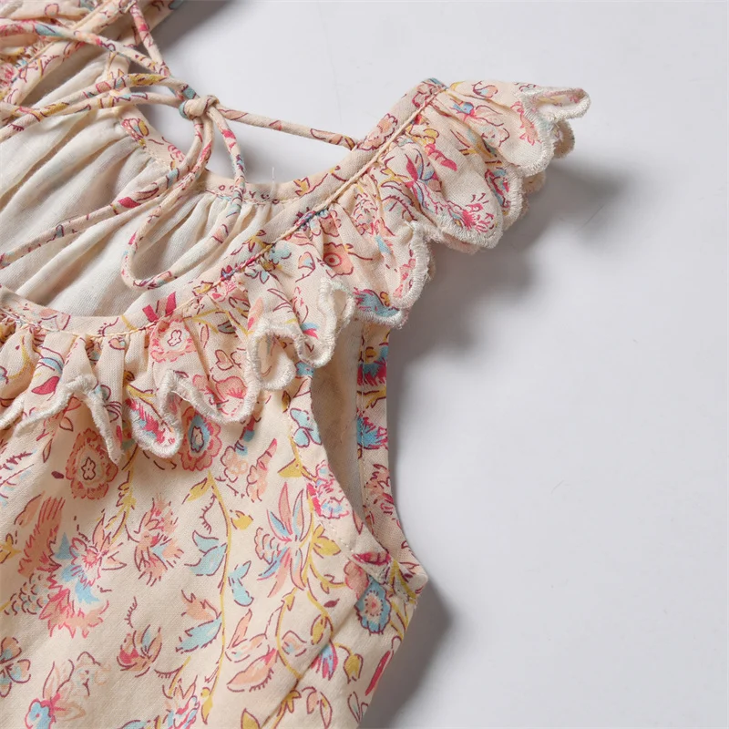 Custom Pink Princess T-shirt For Kids Girl Flower Sleeveless Baby Tops ...