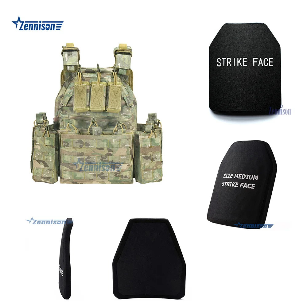Zennison Safety Tactical Vest Plate Armored Ceramic Plates Protection ...