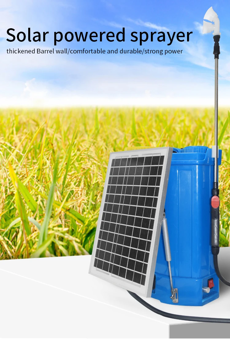 20l Capacity New Solar Powered Agricultural Sprayer 0.15-0.5mpa Strong ...