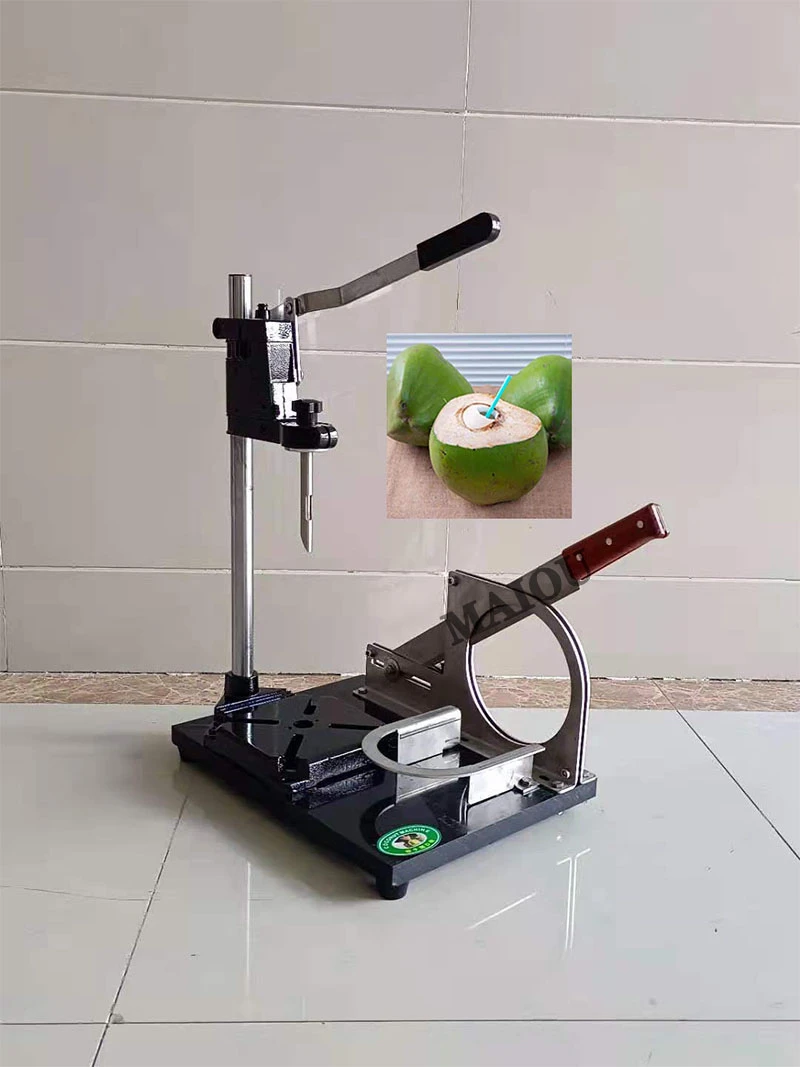 Manual Vertical Coconut Opener Coconut Drilling Cut Hole Tool Fruit ...