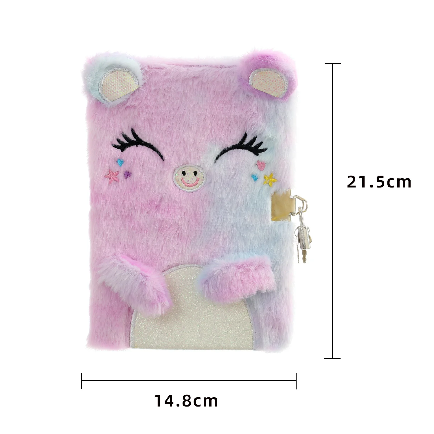 Cute Fluffy Diary - Perfect Gift with Plush Cat Cover