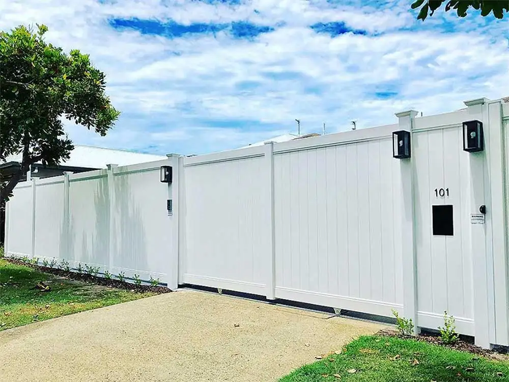 Privacy Fence Panels - Durable 6FT X 8FT White Vinyl PVC