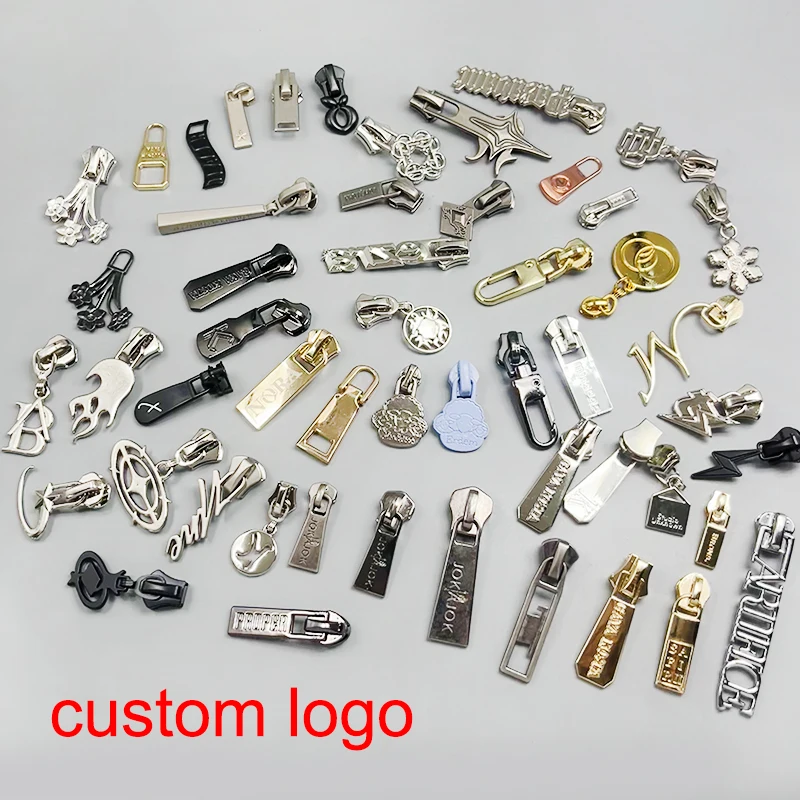 Custom Zipper Heads - Durable Metal Sliders for Garments
